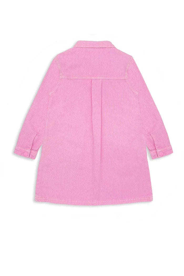 Milky - Candy Denim Dress – Sticky Fingers Children's Boutique